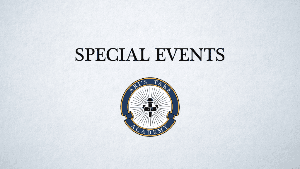 Special Events - Ari's Take Academy